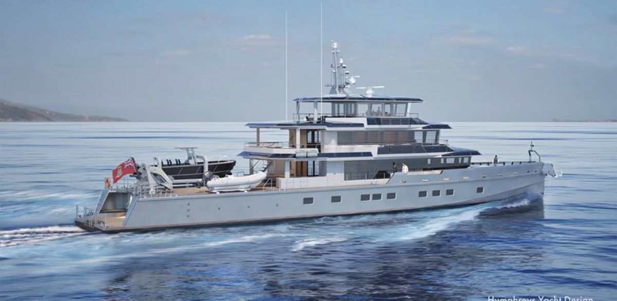 Exterior revealed for 50m Explorer Yacht by Humphreys Yacht Design and ...